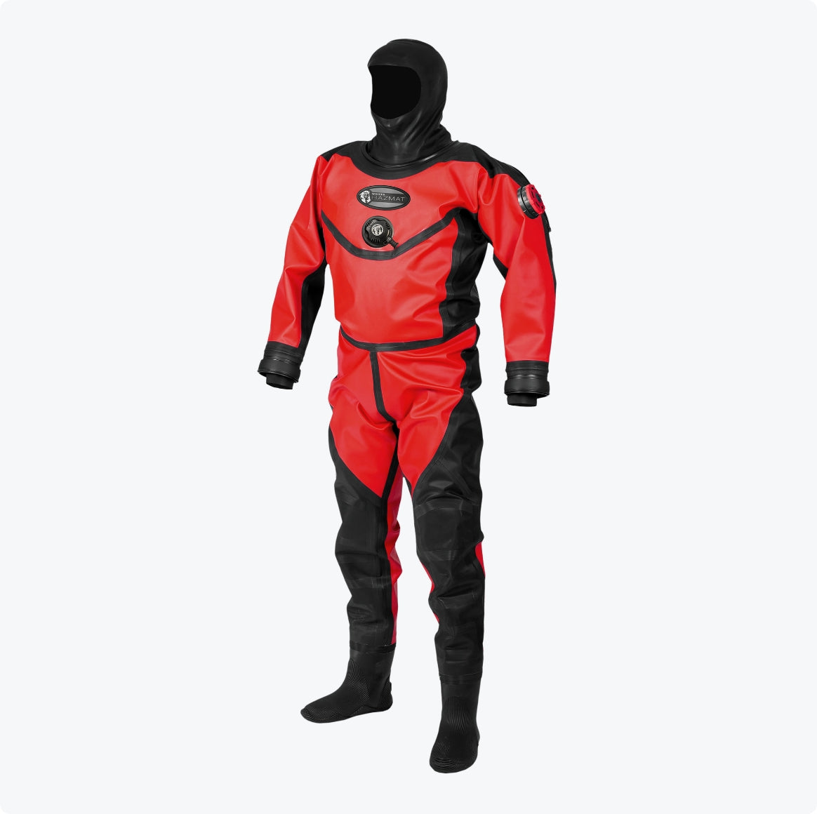 HAZMAT Public Safety Back Entry Drysuit | whitesdrywear